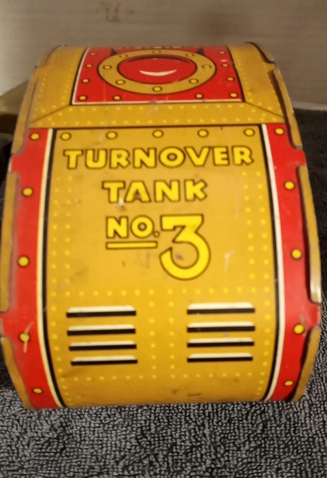 VTG 1930'S MARX TIN WWI Windup Rollover TANK Please Read | eBay