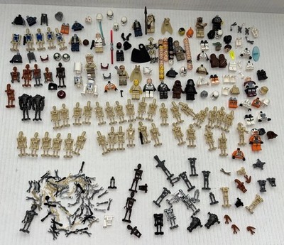 Lego Star Wars Minifigures Droids Parts Lot Helmets Heads Torsos Legs ...
