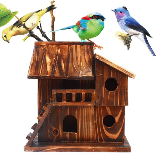 Squirrel House Nesting Box Bird Nature Animals Safety Wooden Nest ...