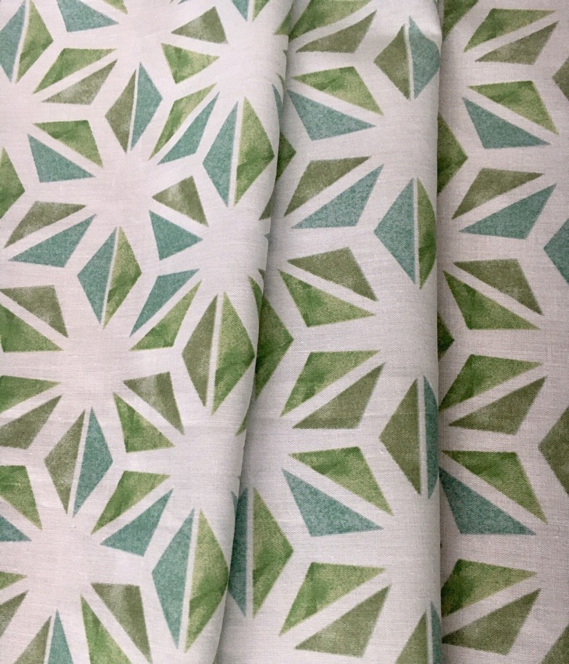 Handmade Lampshade Green Geometric Pattern Ceiling Pendant Table Lamp ...