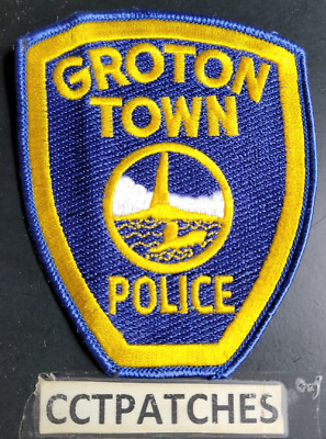 GROTON TOWN, CONNECTICUT POLICE SHOULDER PATCH CT | eBay