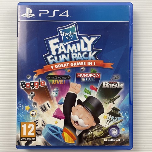 Hasbro Family Fun Pack PS4 Playstation 4 Game 2014 Monopoly Boggle Risk ...