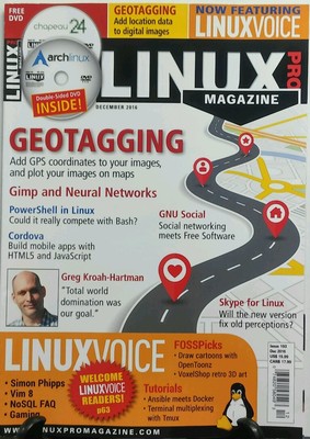 Linux Pro Magazine Dec 2016 Geotagging Gimp & Neural Networks FREE ...