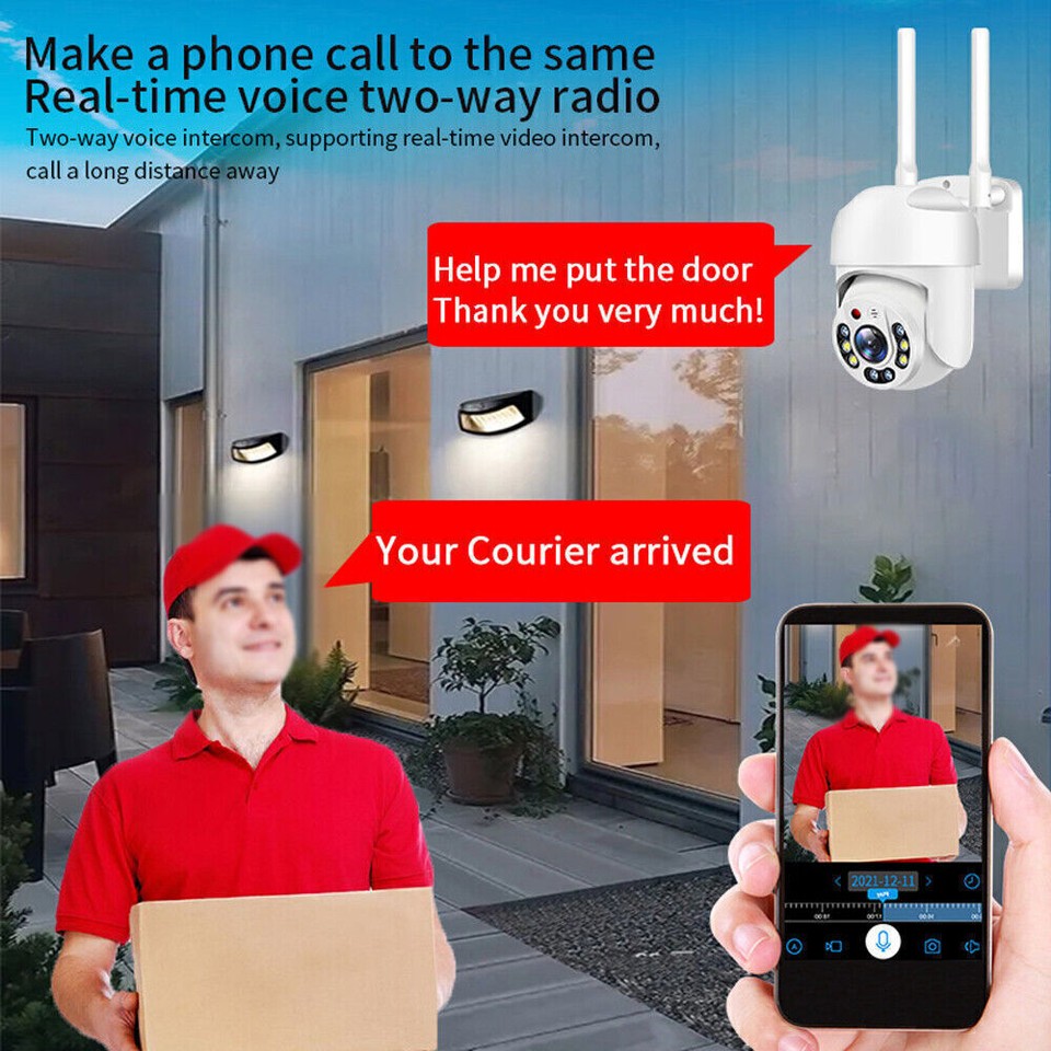 YCC365 Plus Wireless Camera WiFi 1080P PTZ IP Camera Home Surveillance ...