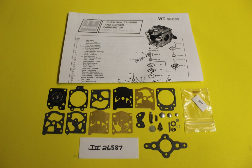 Fits Stihl Trimmer FS36 FS40 FS44 Carburetor Walbro WT160B Carb Kit | eBay