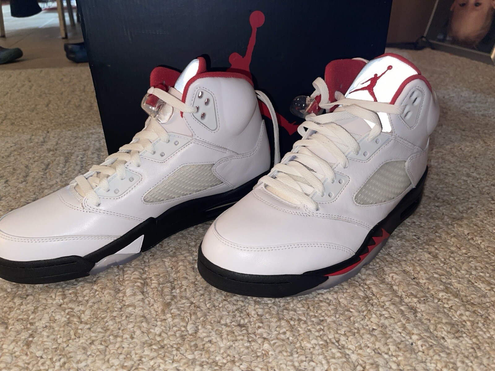 Size 10 - Jordan 5 Retro Fire Red 2020 - CT4838-102 for sale online | eBay