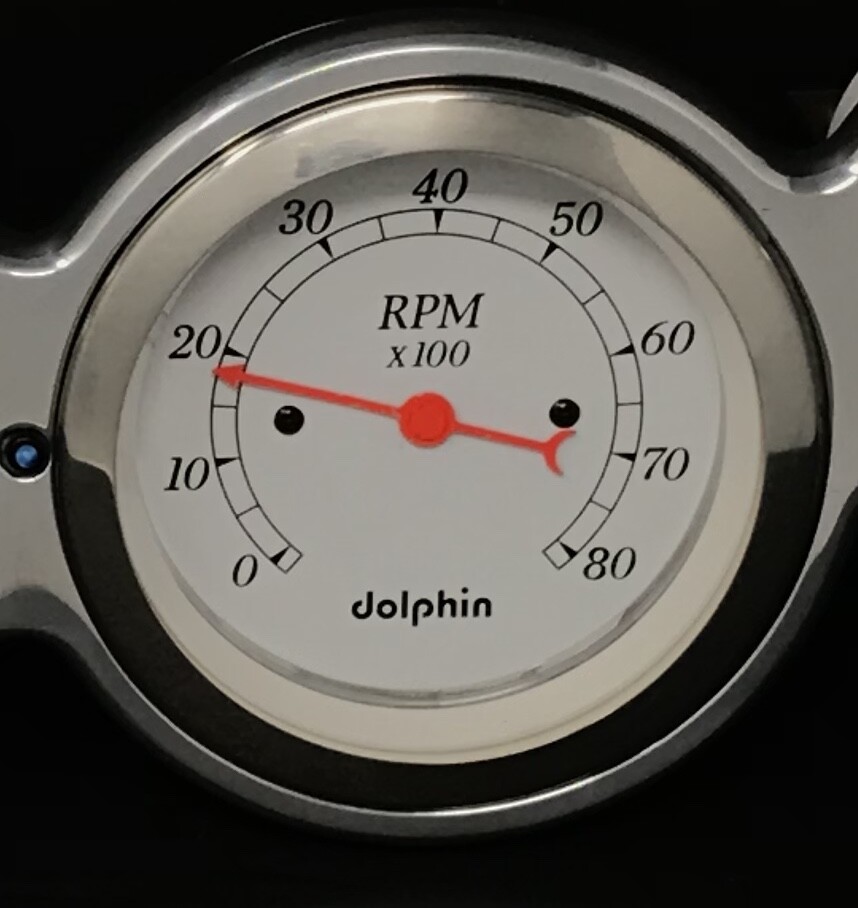 6 Gauge Universal Hot Rod Street Rod Dash Panel Insert Set Mechanical ...