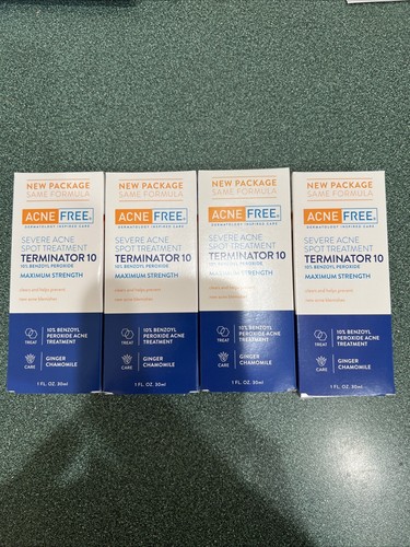 AcneFree Terminator 10 Severe Acne Spot Treatment - Max Strength - Set ...