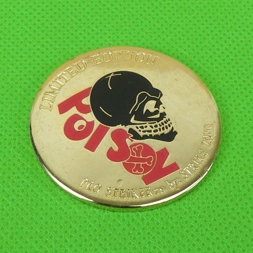 Pro Striker Skull Poison Metal Pogs Slammer Limited Edition 1990s ...