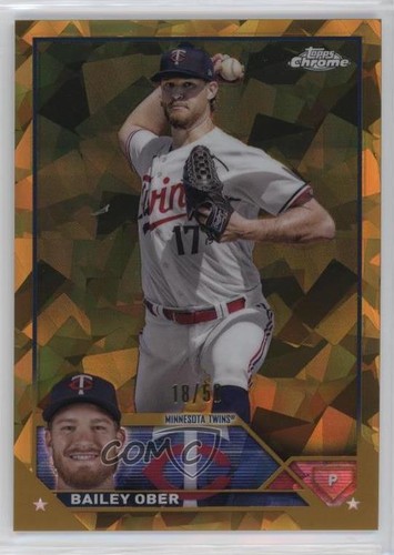 2023 Topps Chrome Update Sapphire Edition Gold /50 Bailey Ober #USCS301 ...