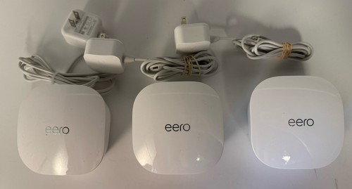 Lot of 3 _ eero Dual Band Mesh Wi-Fi Router Signal Extender J010001 | eBay