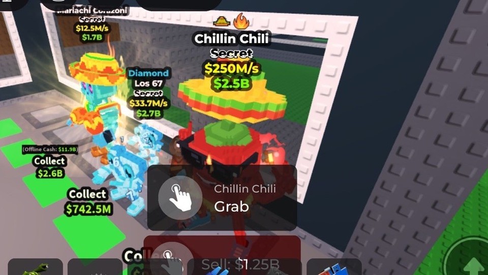 Chillin Chilli 250M/S STEAL A BRAINROT VERY RARE LIMITED BRAINROT fast ...