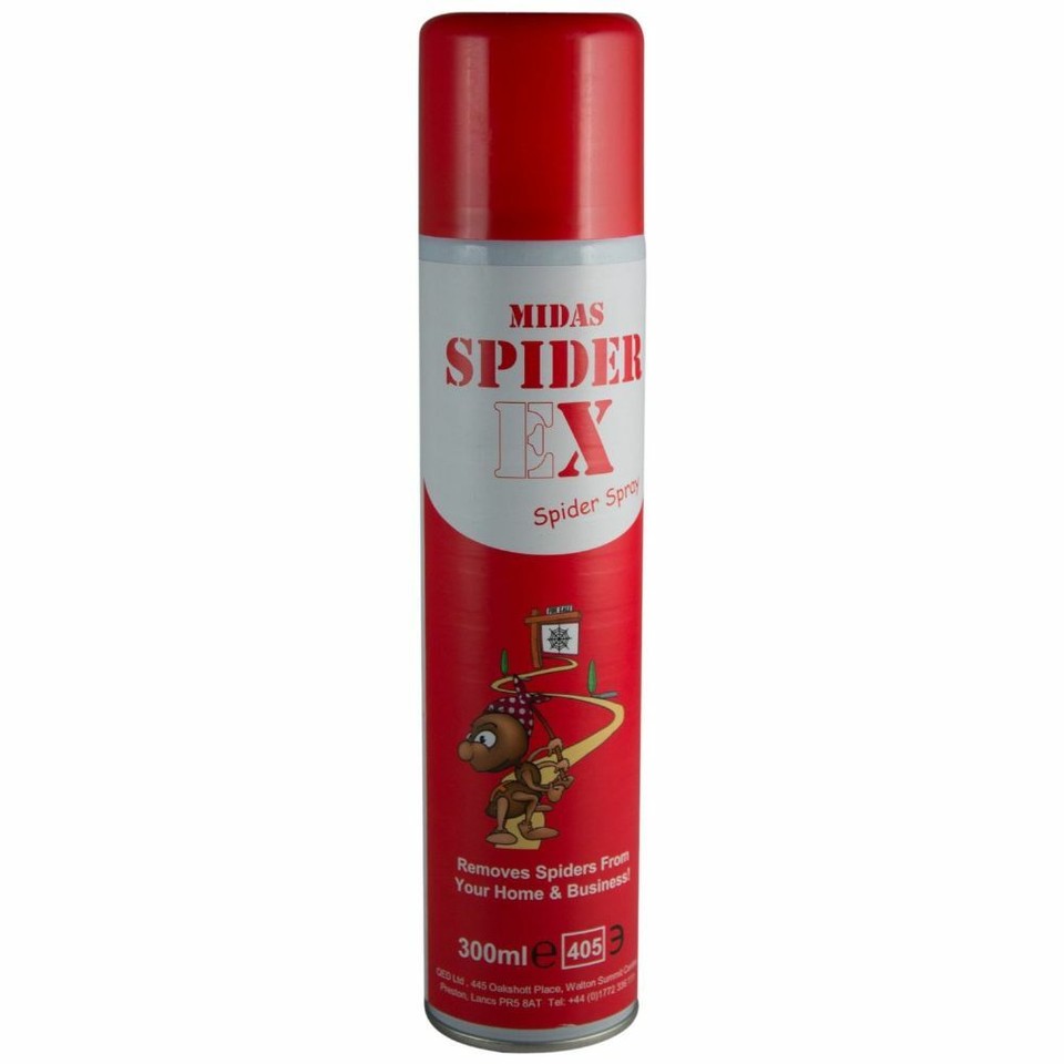 SpiderEX Spider Repellent Spray Deterrent for CCTV Homes & Businesses ...