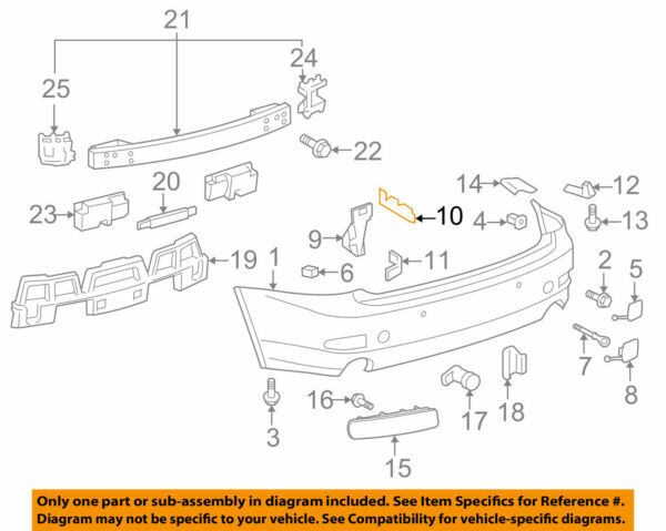 52157-53040 Toyota Support, rear bumper side, no.2 rh 5215753040, New ...