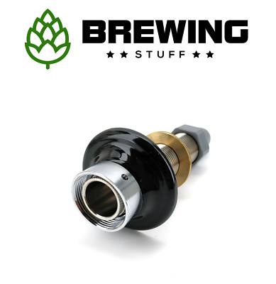 KegLand 100mm Long Beer Tap Shank TPE15 Intertap NUKATAP Stainless ...