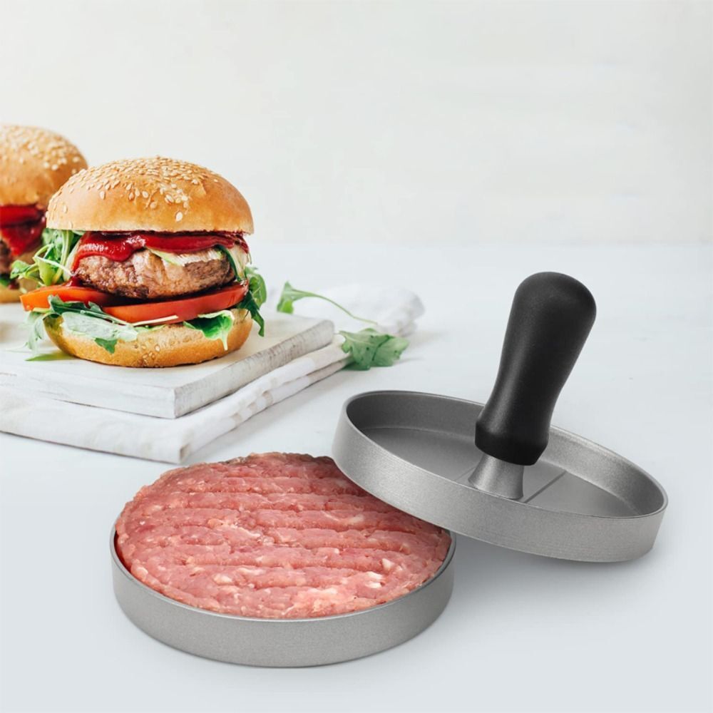 Non-Stick Burger Press Aluminum Hamburger Maker Patty Molds DIY Meat ...