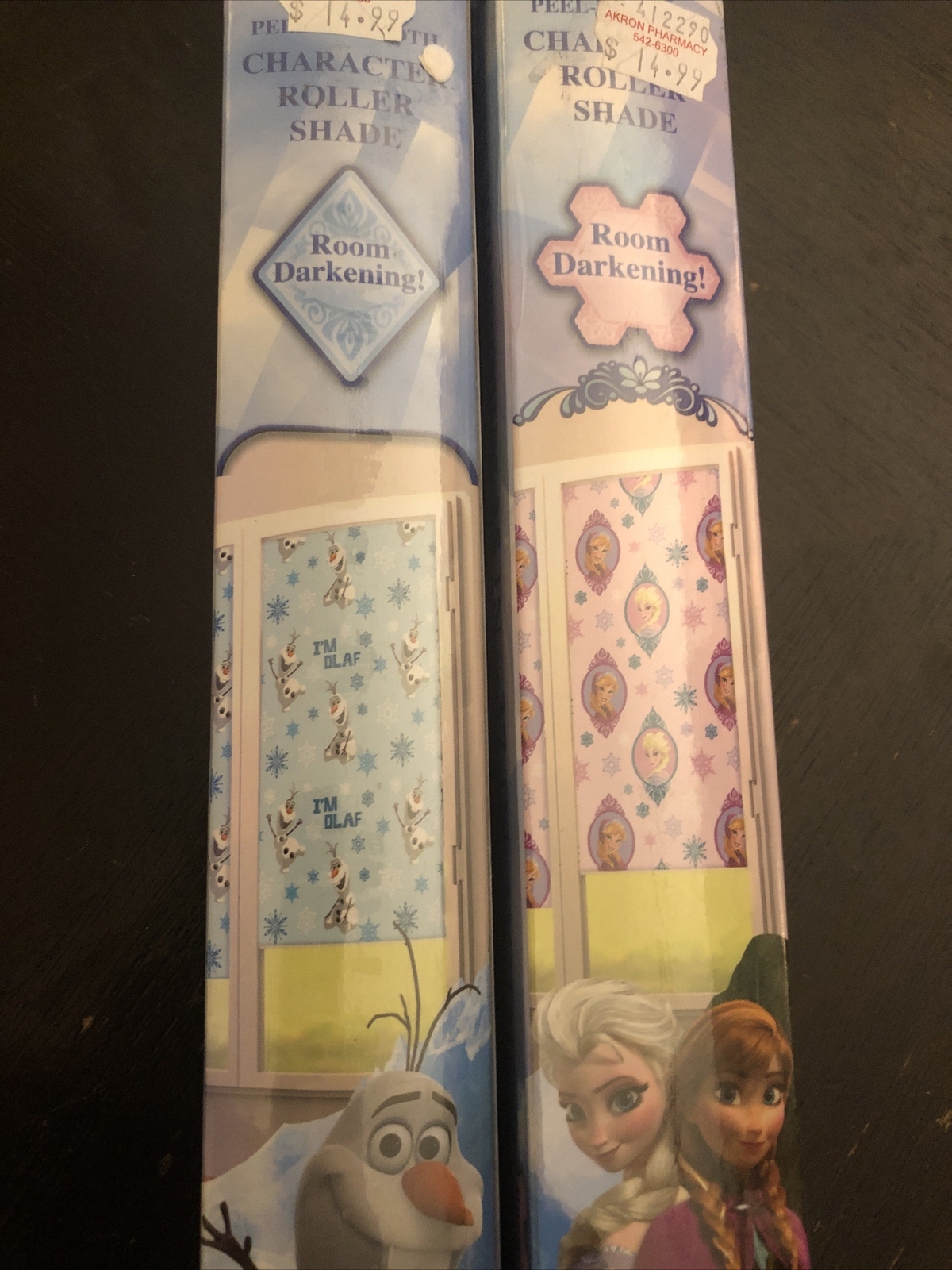 Disney Frozen 36x66inch Room Darkening Window Roller Shade Blinds Set ...