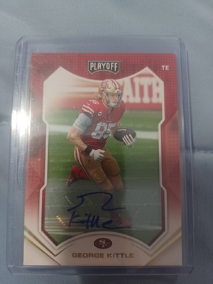 2021 Panini Playoff George Kittle Autograph Auto San Francisco 49ers No ...
