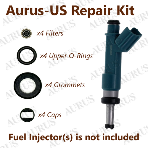 x4 FUEL INJECTORS REPAIR KIT FOR 10-15 Toyota Prius Lexus CT200h 1.8L ...