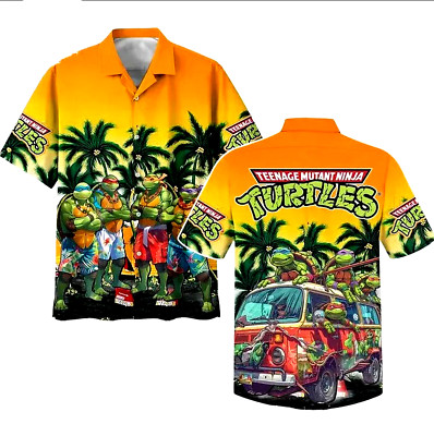 Ninja Turtles Beach Vacation Hawaiian Shirt, Aloha Shirt, Casual Shirt ...