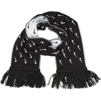 NIKE SCARF LARGE NIKE BLACK /NIKE ALLOVER TICK PRINT OFFICIAL SCARF ALL ...