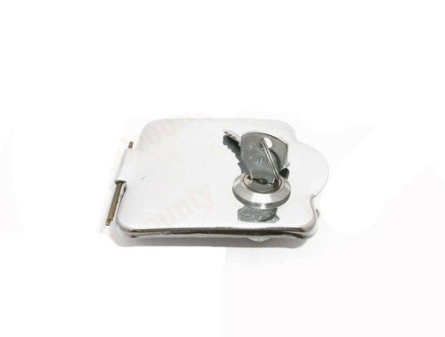 New Lambretta Flap Locking Fuel Tank Lock Chrome Plated With Keys | eBay