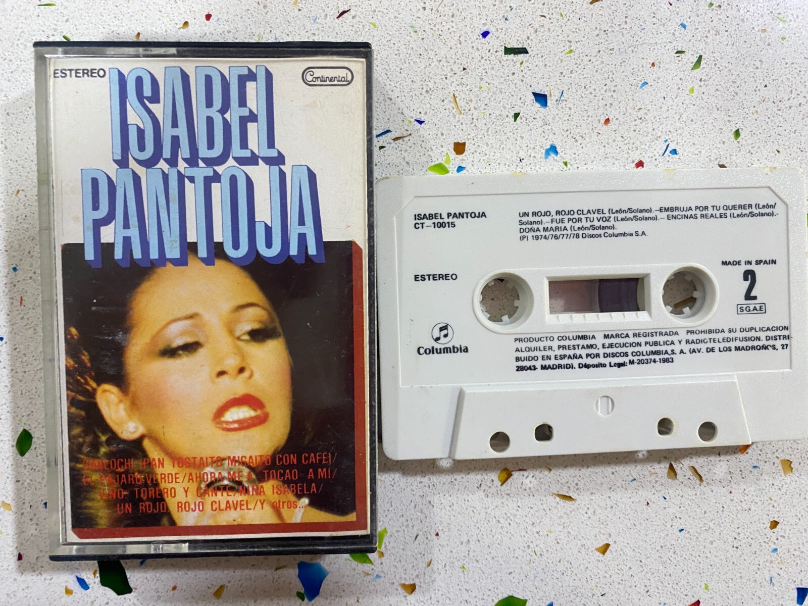 isabel-pantoja-garlochi-cinta-cassette-tape-el-pajaro-verde-ahora-me-ha
