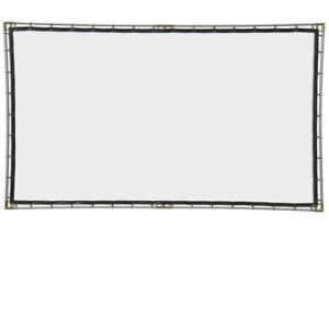 Carl’s FlexiWhite, 16:9, 9x16, Hanging Projector Screen Kit, White