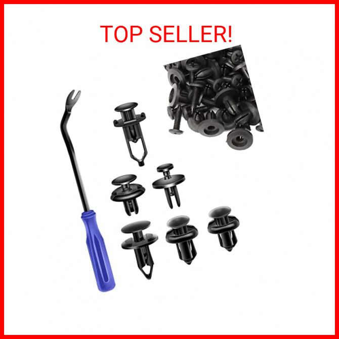 AXELECT 120 PCS Car Clips with Fastener Removal Tool, Car Push Pins ...