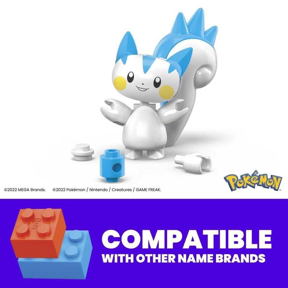 Mega Construx Pokemon Series 17 Pachirisu Figure Building Set with Poke ...