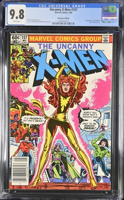 Uncanny X-Men #157 (Marvel, 1982) CGC 9.8 White Pages, Phoenix Reborn ...