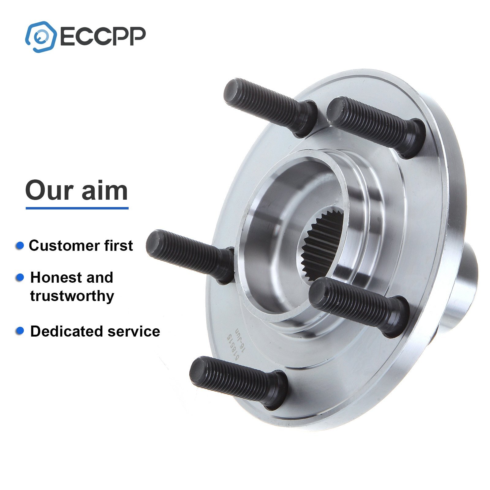 ECCPP 2 Pcs Wheel Hub Bearing Assembly Front For Ford Escape 2001-2012 ...
