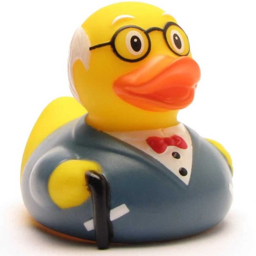 Badeente Opa Quietscheentchen Gummiente Quietscheente Plastikente Ente ...