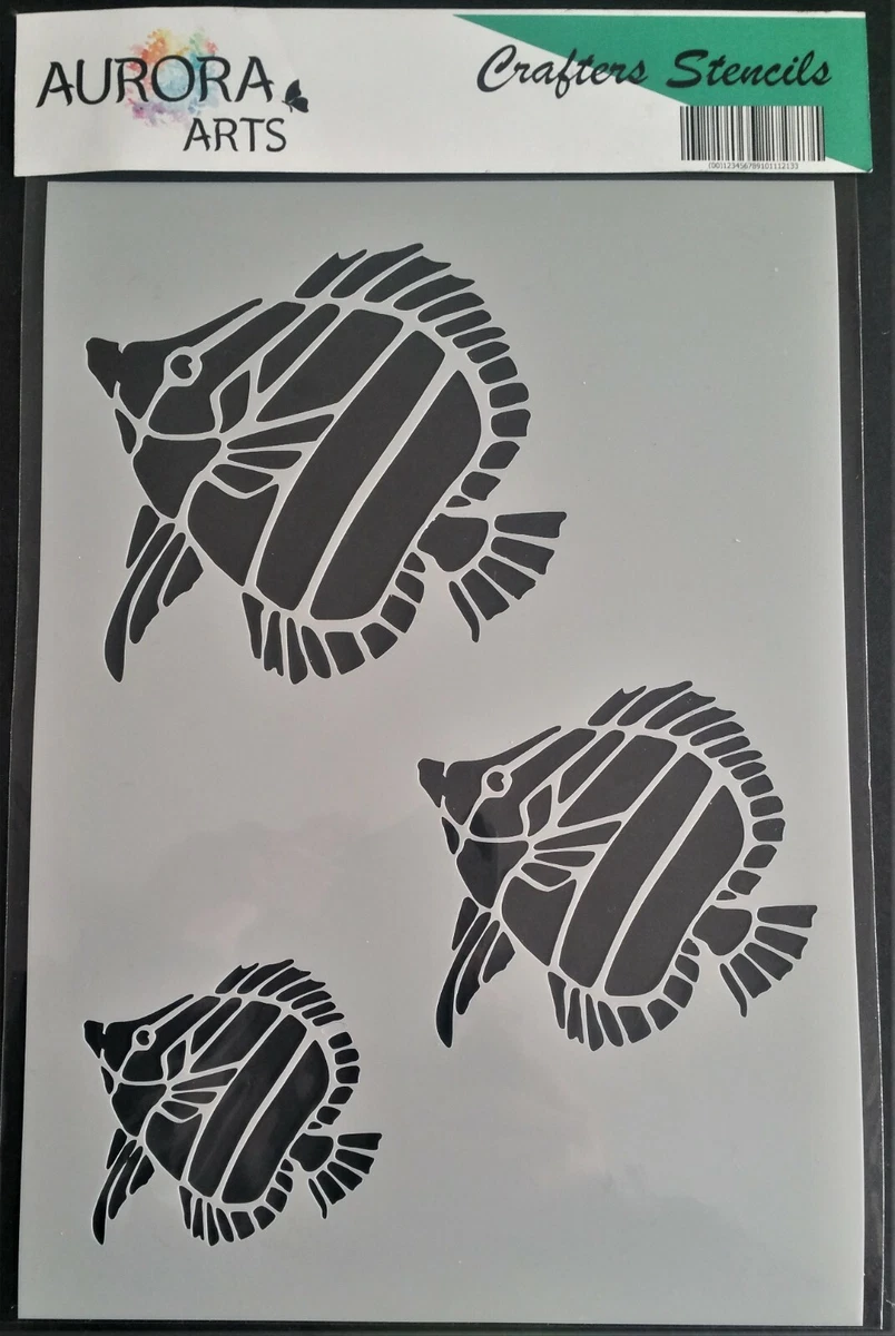 Angel Fish Stencil