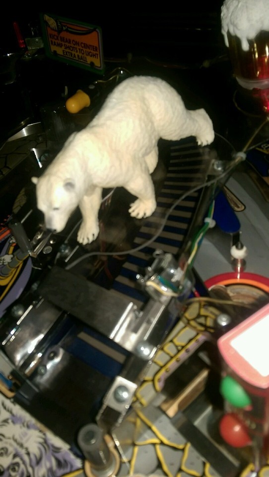 Addams Family Pinball Machine Polar Bear Ramp Mod | eBay