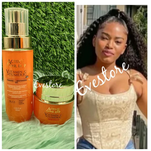 active caviar drip Vitamin C and Tumeric Serum Snd Face Cream | eBay