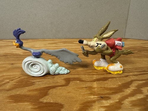Wile E Coyote Acme Rocket & Road Runner Applause 1988 PVC Figures ...
