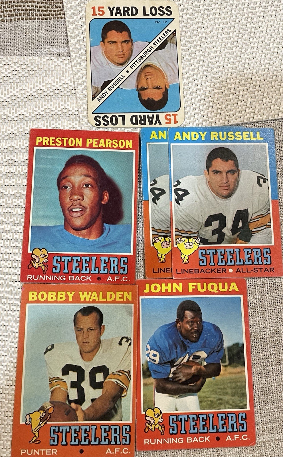 Lot Of 1970’s Pittsburgh Steelers Trading Cards | eBay