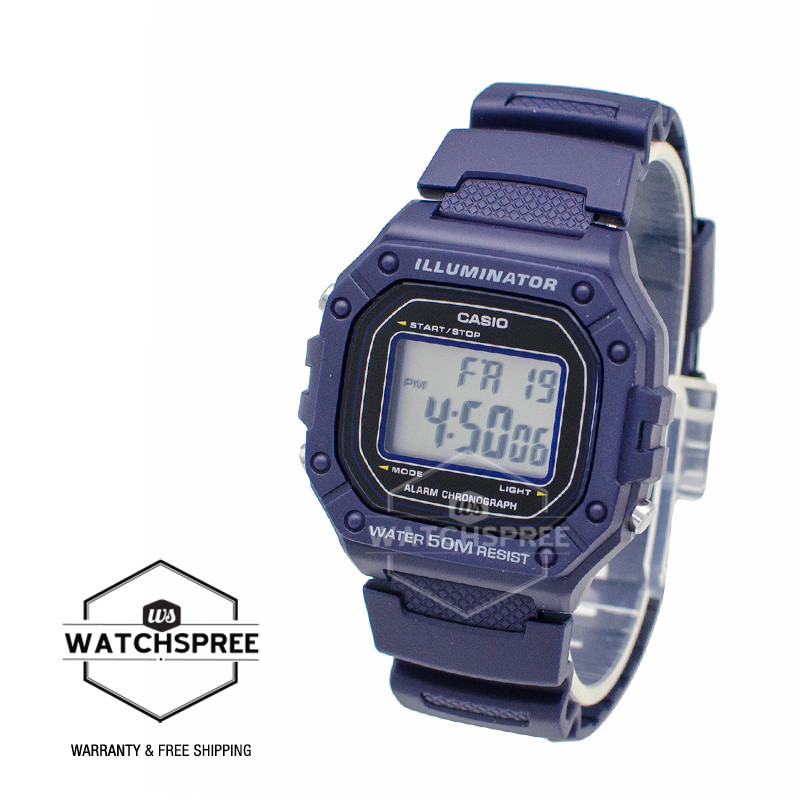 Casio Standard Digital Watch W218H-2A | eBay