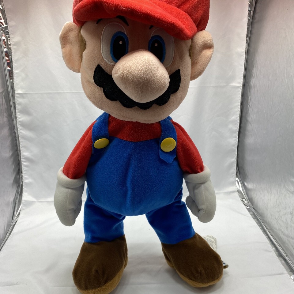 Official Nintendo Super Mario Bros Plush 22” Jumbo with Hideaway pocket ...