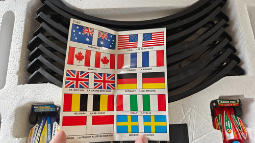 CHILDFORD Electric Slot Car Race Track Set SUPER RACING FORMULA EXPRESS ...