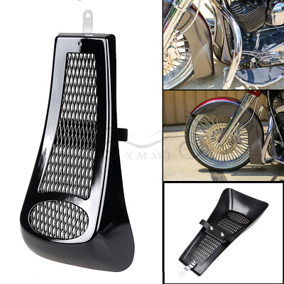 Gloss Black Fairing Chin Spoiler Scoop For Harley Night Train Fatboy ...