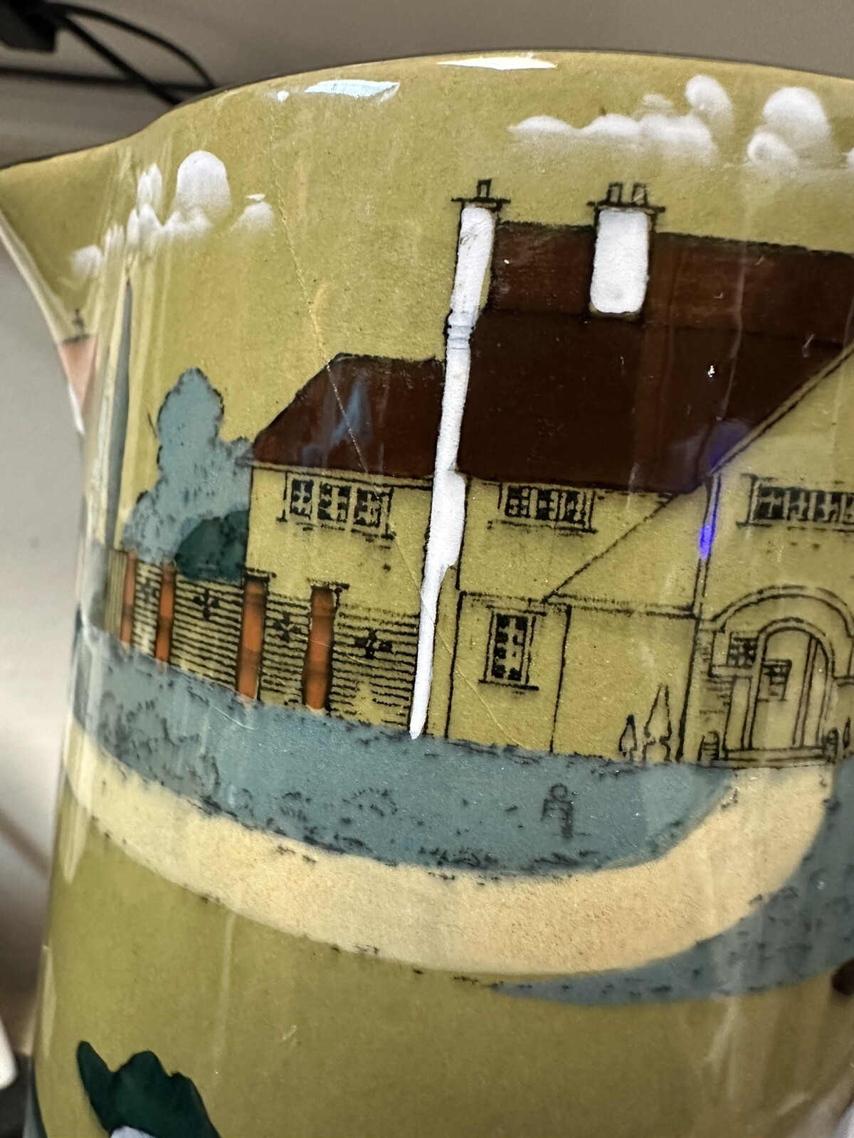 “The Great Controversy” Deldare Ware BUFFALO POTTERY 1908 Ye Olden Days ...