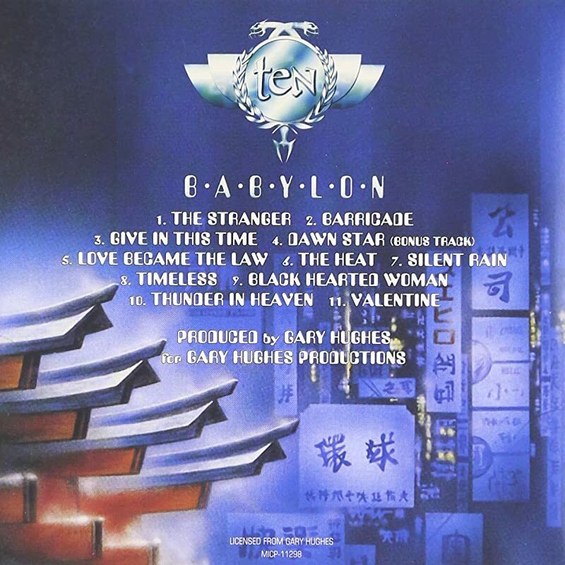 TEN-BABYLON-JAPAN MINI LP CD 4527516015930 4527516015930 | eBay