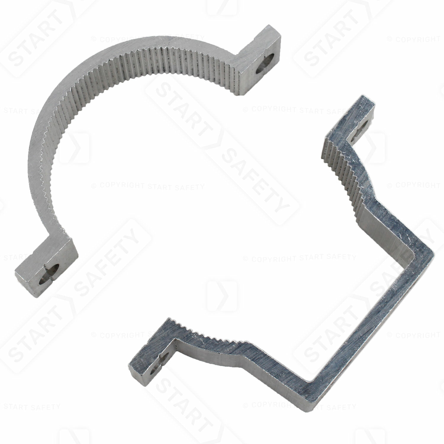 76mm Alumininum Offset Clamps (Uniclamps) For Signage - Post Mounted ...