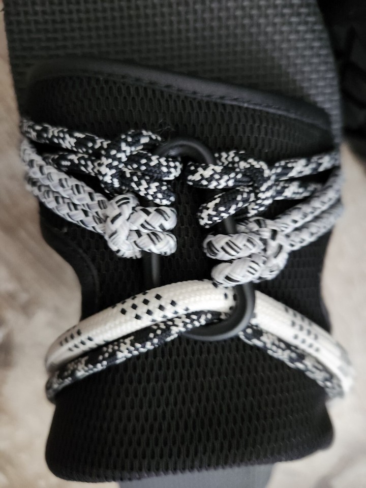 Teva Indio Carabiner Slide Rope Black Platform Sandals Womens Size 10 ...