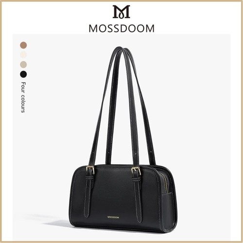 MOSSDOOM Bag PU leather Square Shoulder For Women Simple Korean Fashion ...