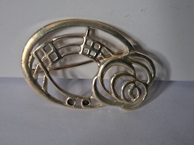 Kit Heath KH 97 Sterling Silver Rennie Mackintosh Glasgow Rose Style ...