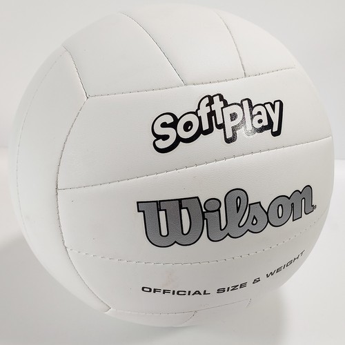 Used Wilson Soft Play Volleyball WTH3500 White - Gently Used, Official ...