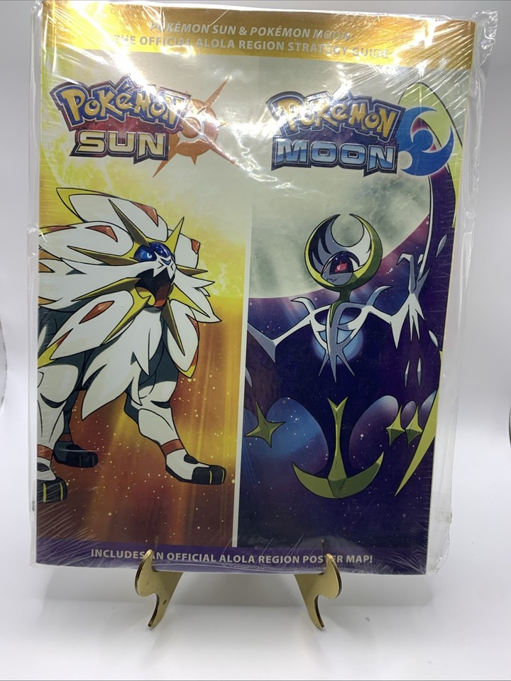 POKEMON SUN & MOON Official Alola Region Strategy Guide Book & Poster ...